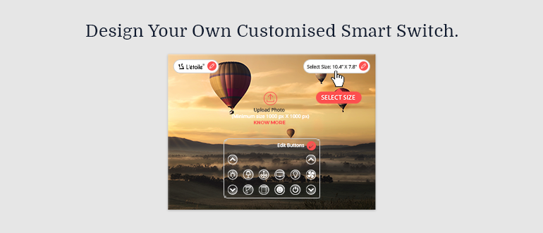 How to design customised smart electrical switch using WebApp - L'etoile